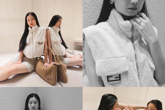 Stylist look in store