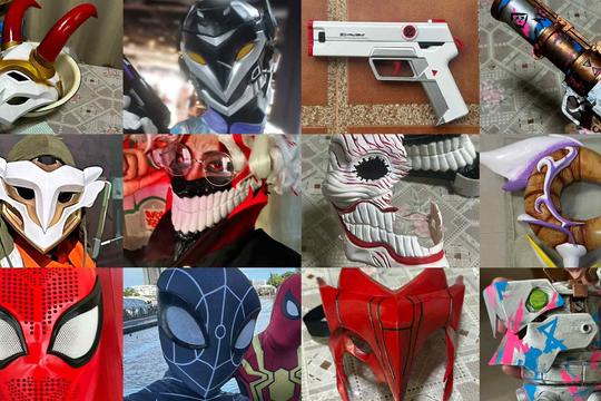 รับทำ 3D print prop for cosplay (พร็อพสำหรับคอสเพลย์)