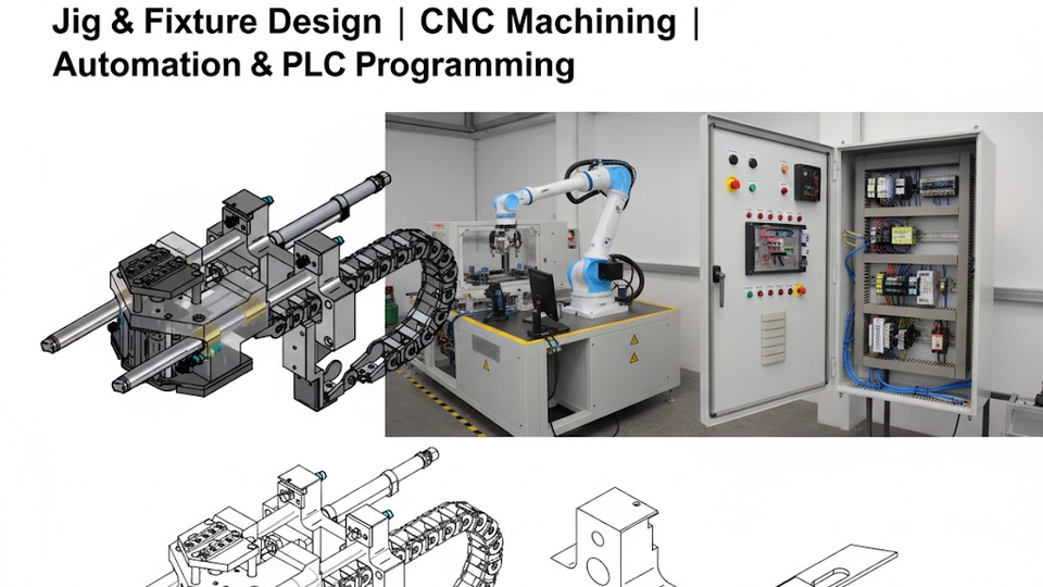 Jig & Fixture Design | CNC Machining | Automation & PLC Programming