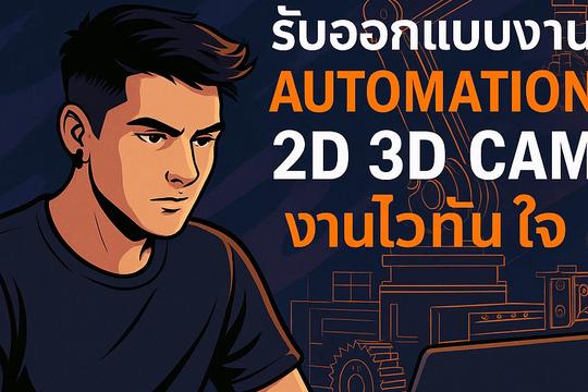 เขียนแบบงาน 3D automation