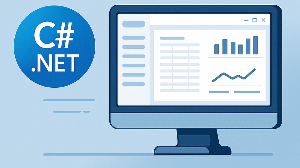 รับพัฒนาโปรแกรม Window Form Application ด้วย C# .NET