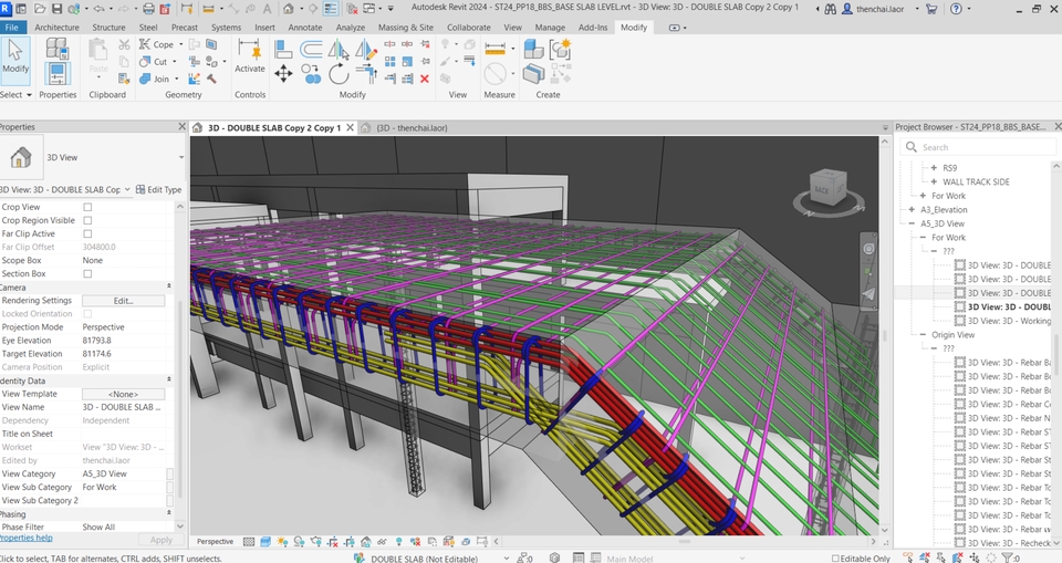 รับจัดทำ BIM Model ด้วยโปรแกรม Revit ทุกเวอร์ชั่น (Model Present, Model ...