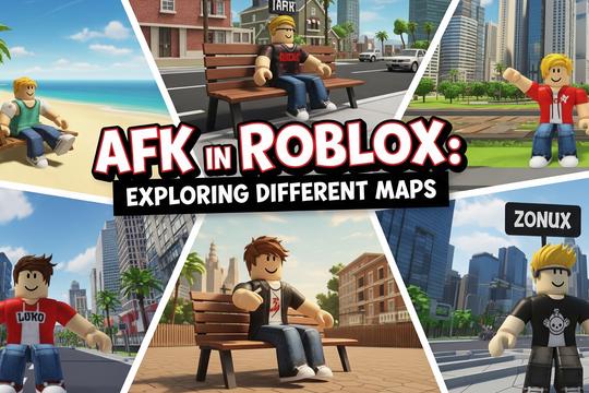 รับ AFK แมพต่างๆใน Roblox