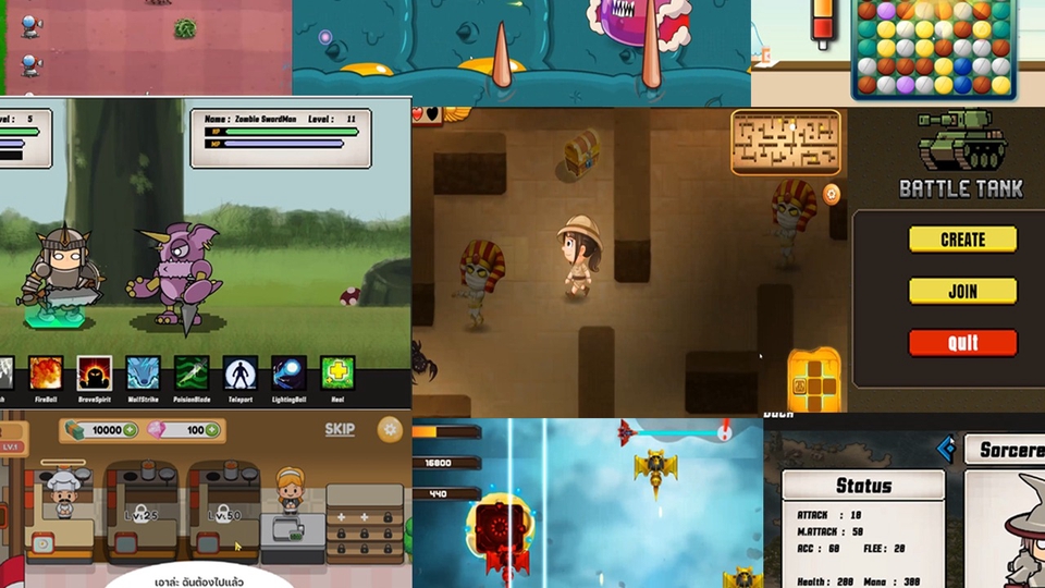 รับพัฒนาเกม / สร้างเกม Prototype ด้วย Unity (2D / 3D)