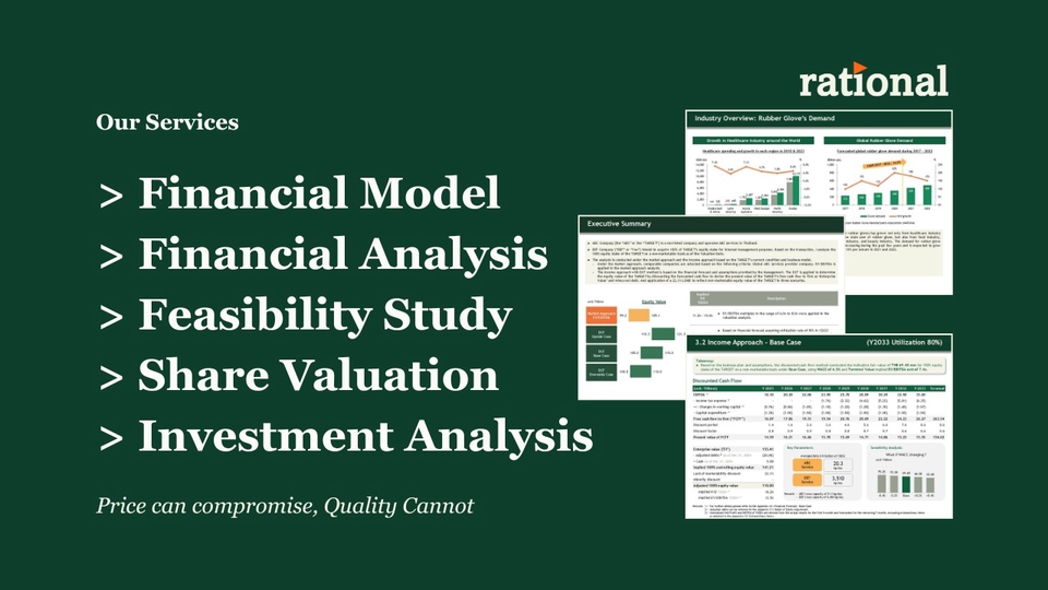 Rational Capital: Financial Model / Financial Analysis / Feasibility ...